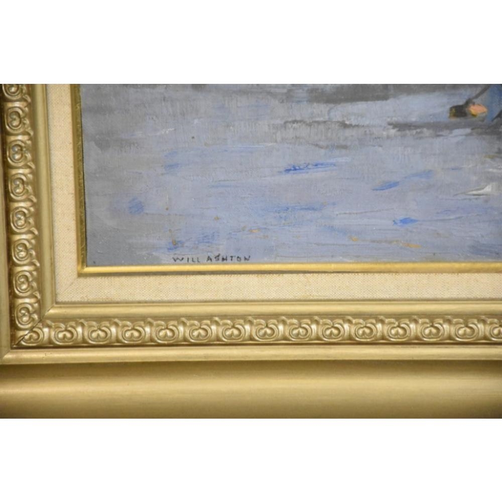 John William Ashton | Will Ashton- Boat in Harbour | MutualArt