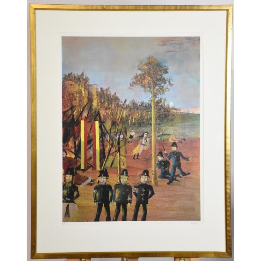 Sidney Nolan | Sidney Nolan- Mrs Reardon at Glenrowan | MutualArt