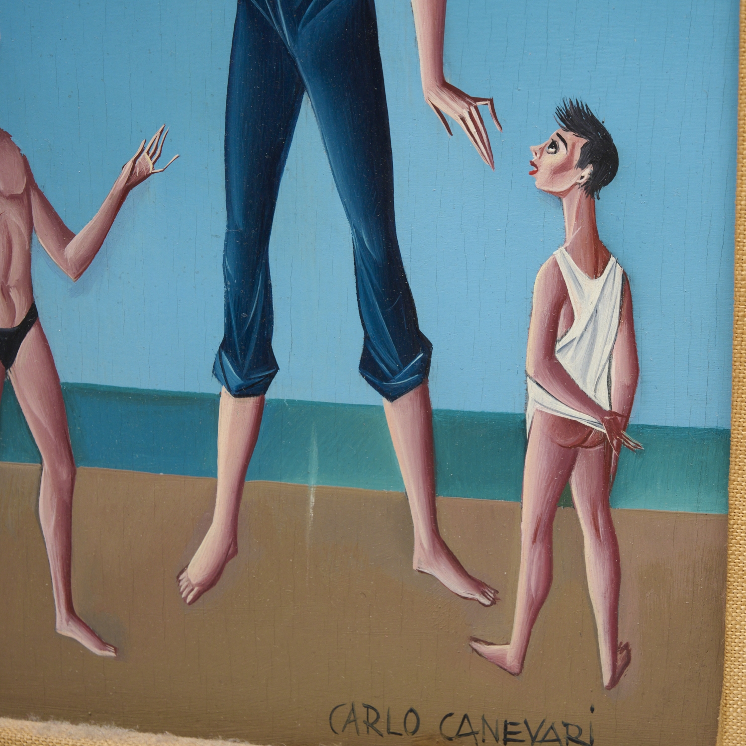 Carlo Canevari | Beach Scene | MutualArt