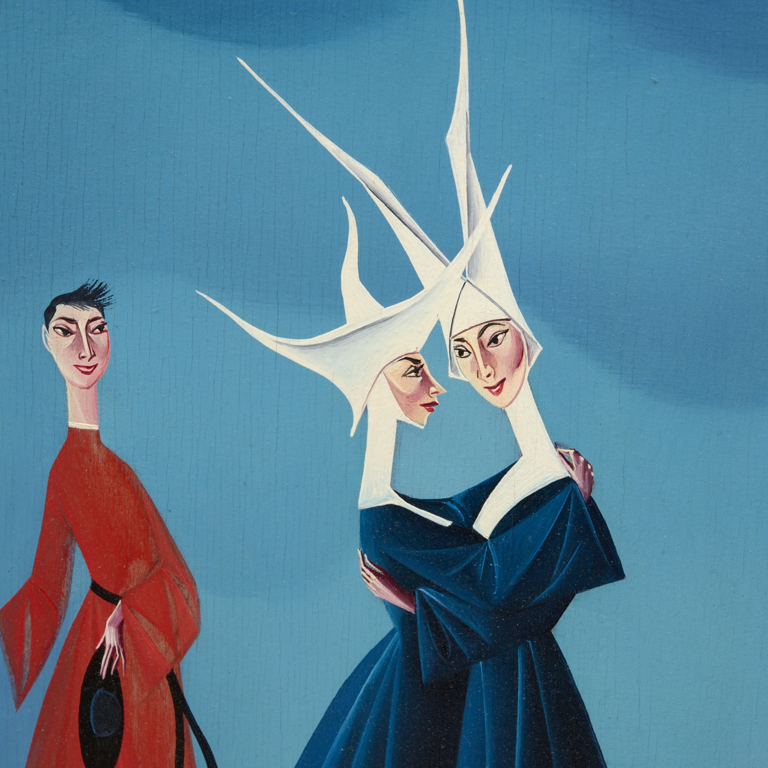 Carlo Canevari | Embracing Nuns | MutualArt