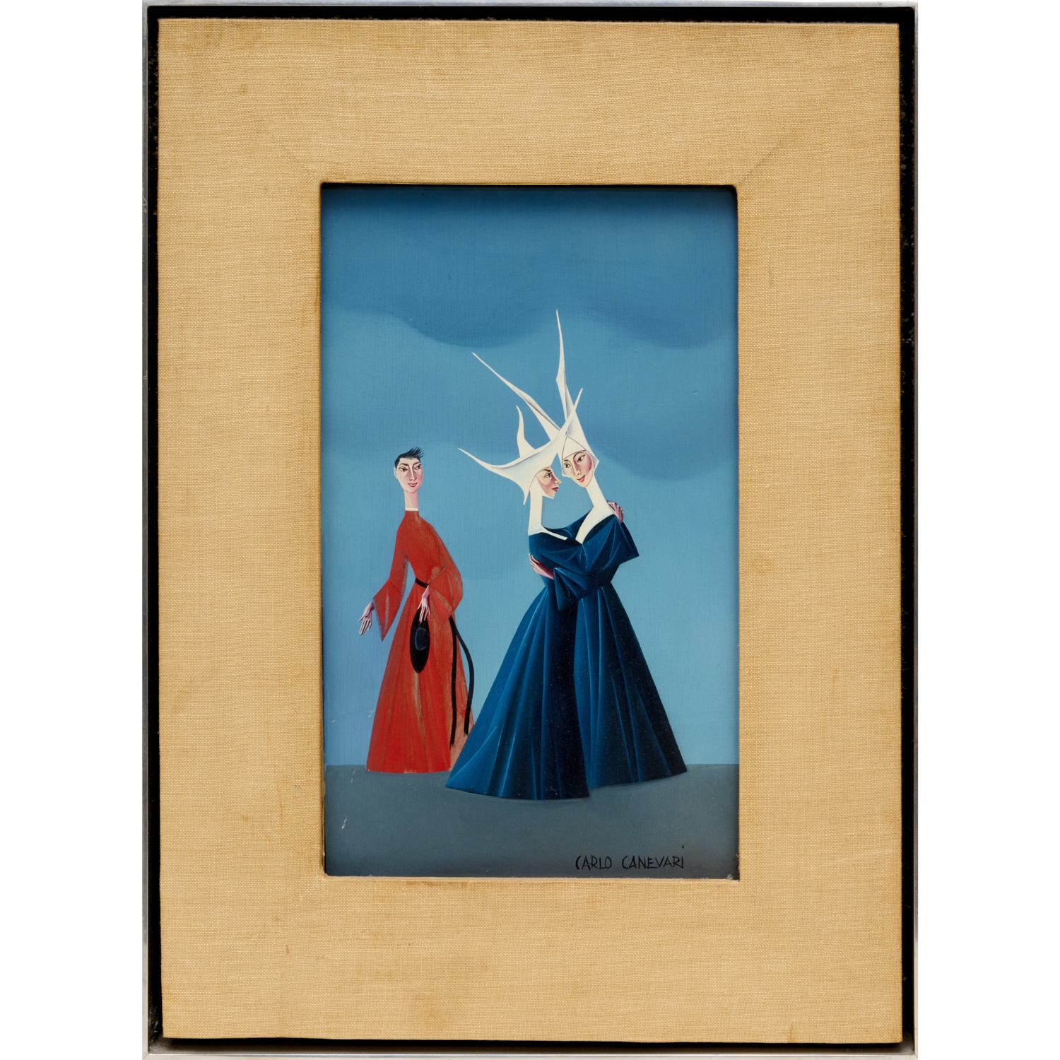 Carlo Canevari | Embracing Nuns | MutualArt