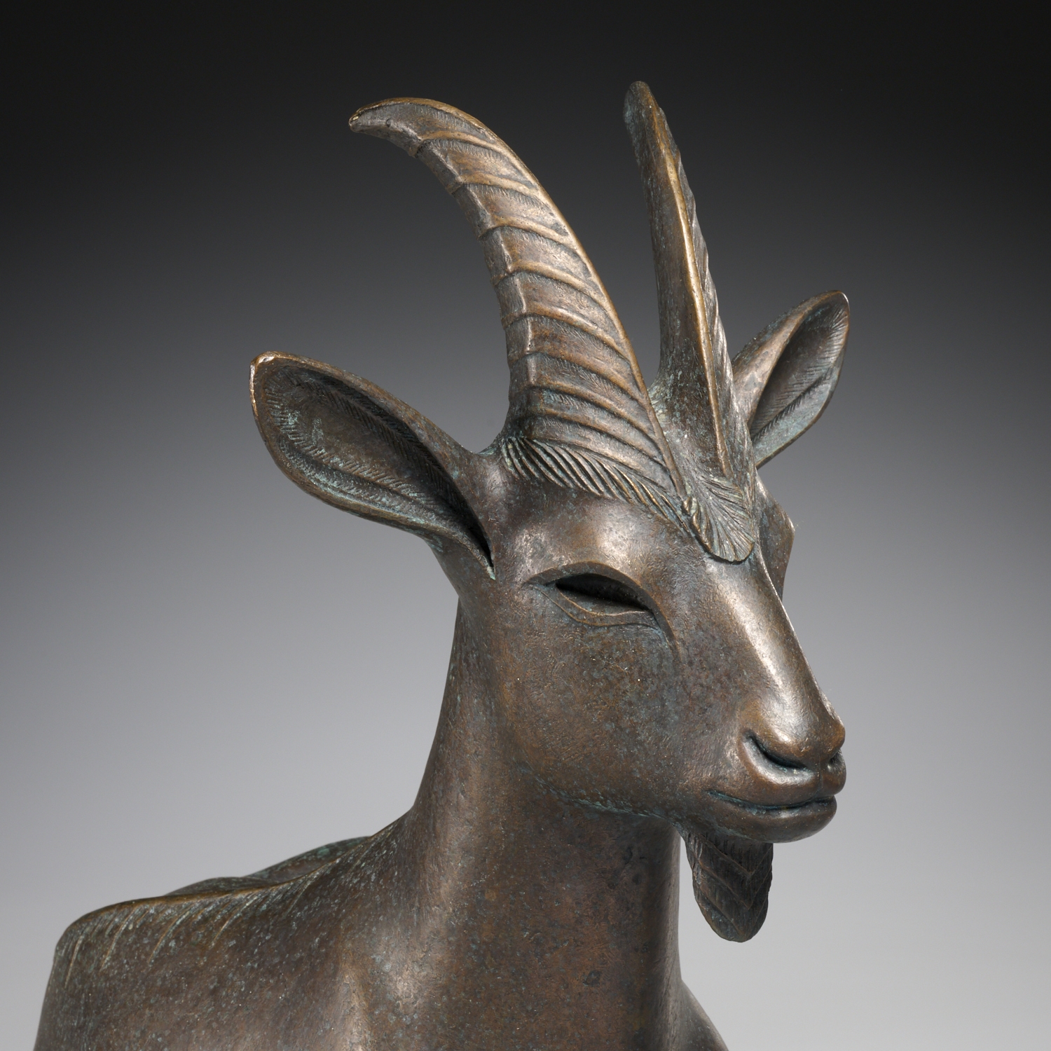 Aleko Kyriakos | Recumbent Goat (Circa 1962) | MutualArt