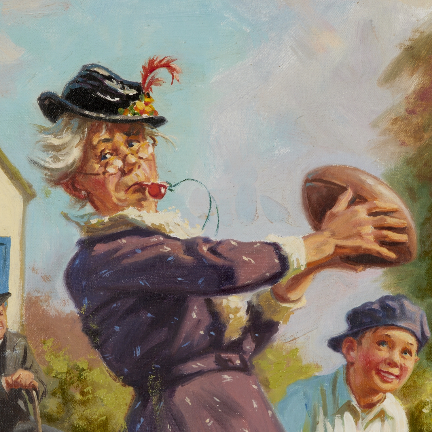 Hy Hintermeister | Grandma Plays Football | MutualArt