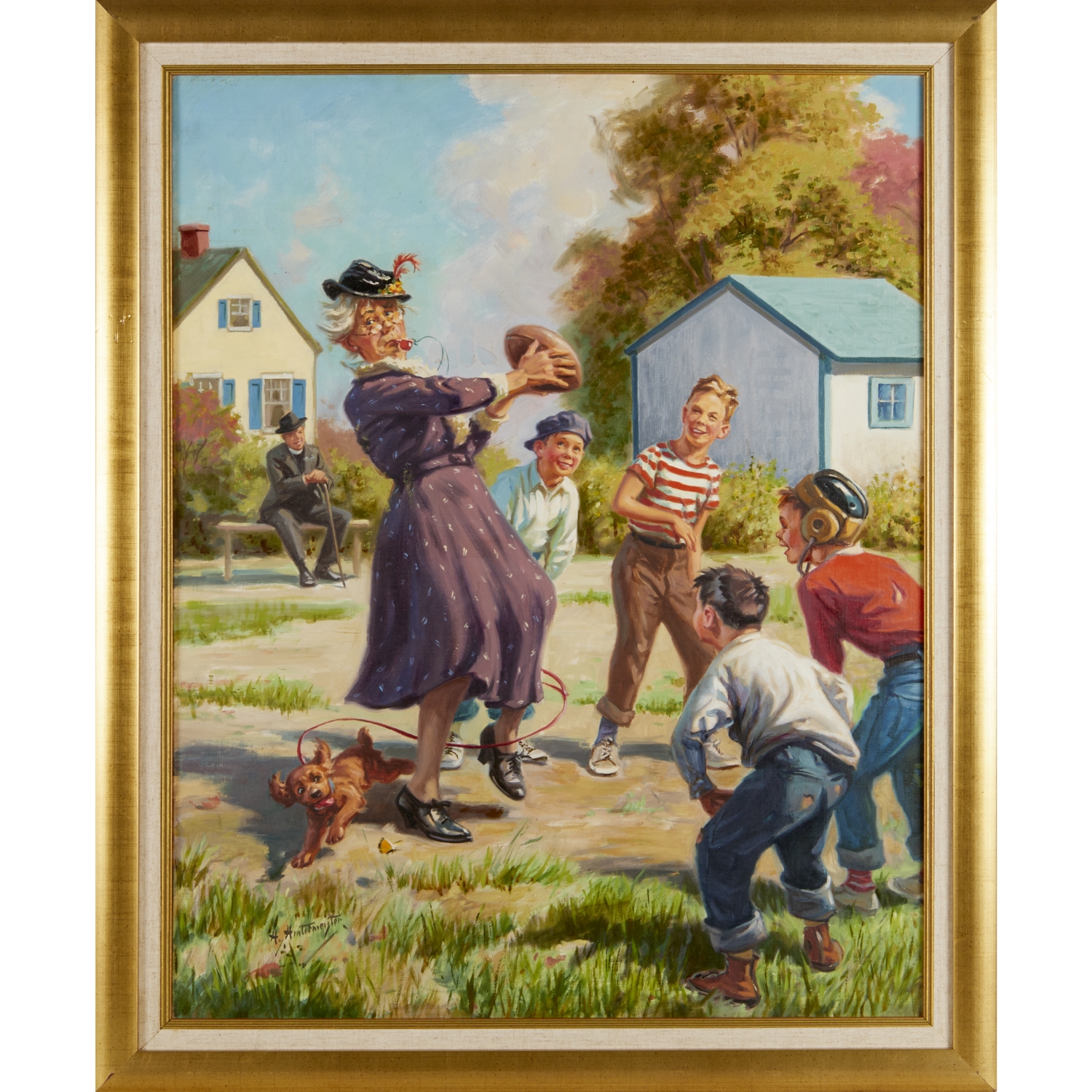 Hy Hintermeister | Grandma Plays Football | MutualArt