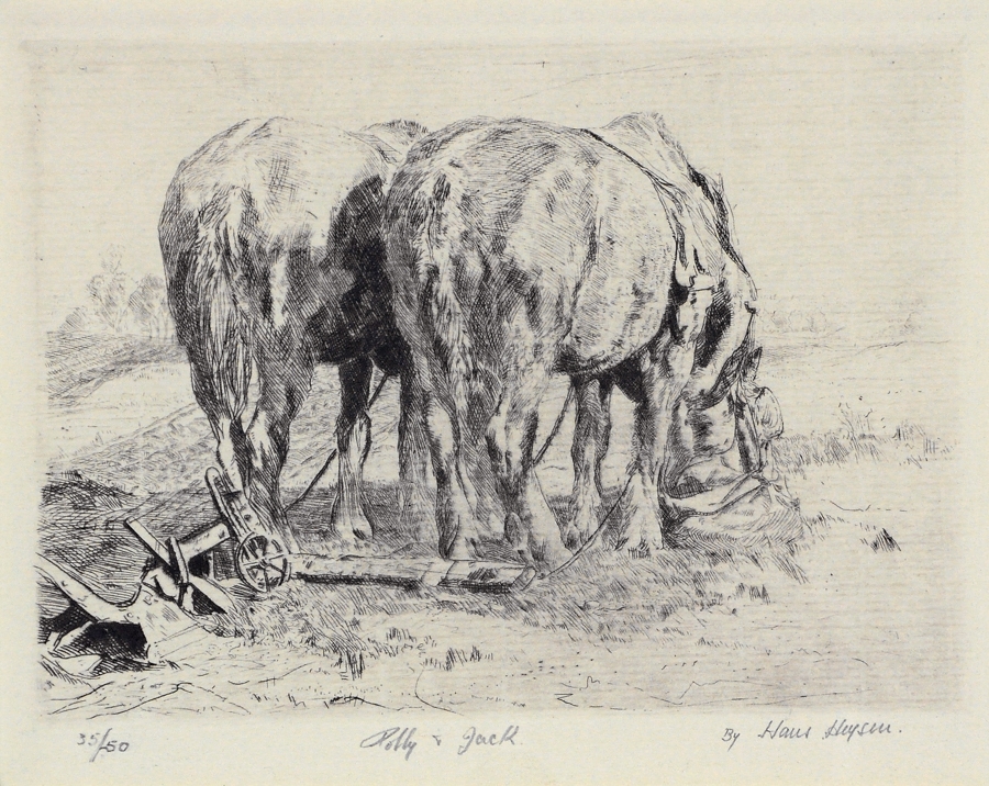 Hans Heysen | Polly & Jack | MutualArt