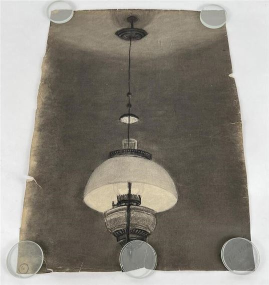 Fredrick B. Kress | Frederick Kress Drawing Lamp Study California ...