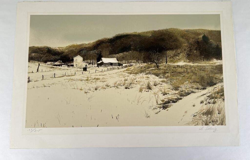 Adolf Sehring | Adolf Sehring Snowdrift Print | MutualArt