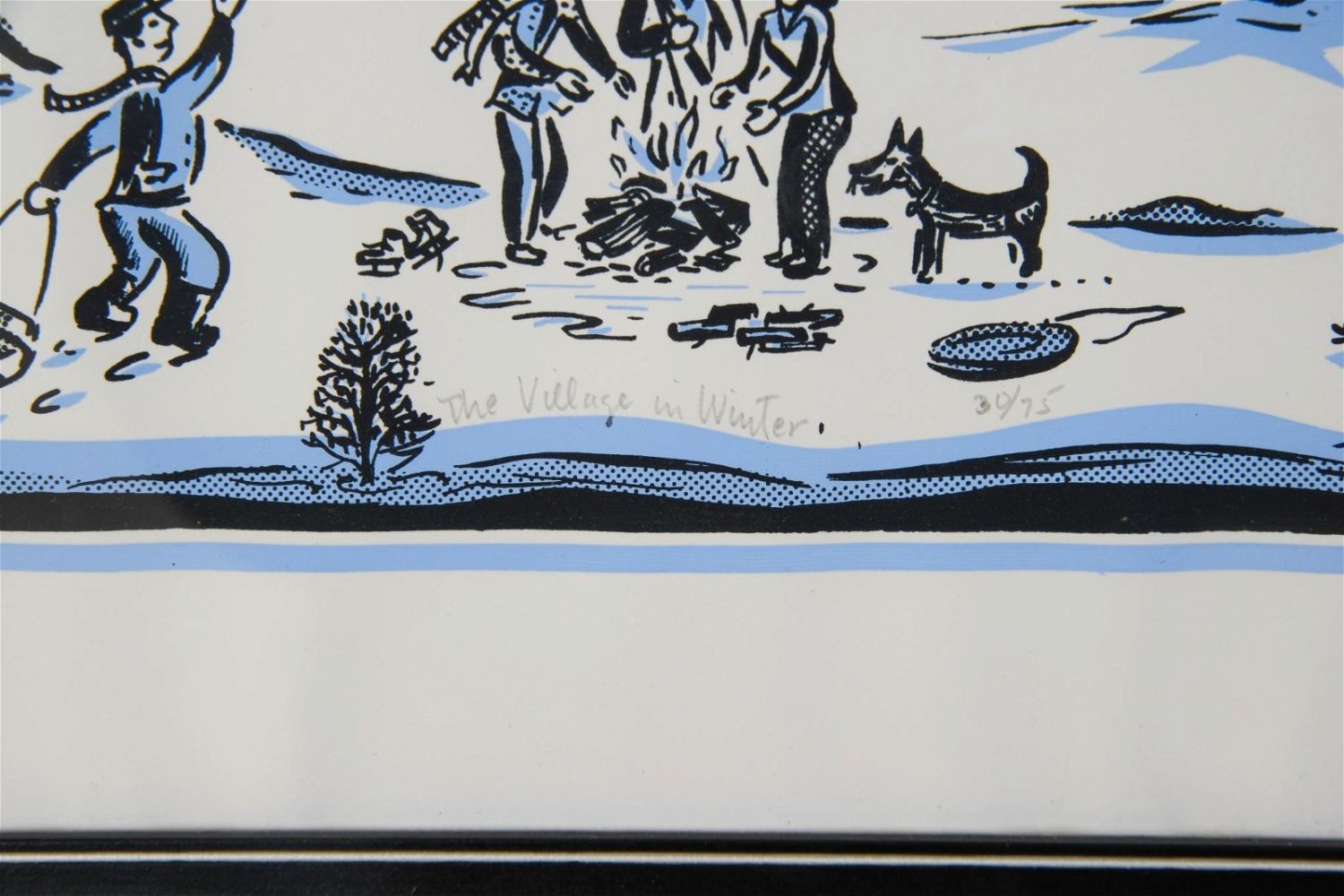 Francis Hamabe | Village in Winter | MutualArt