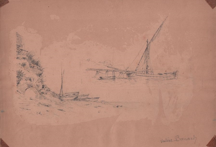 Valère Bernard | Le port de Marseille | MutualArt