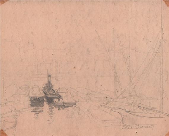 Valère Bernard | Le port de Marseille | MutualArt