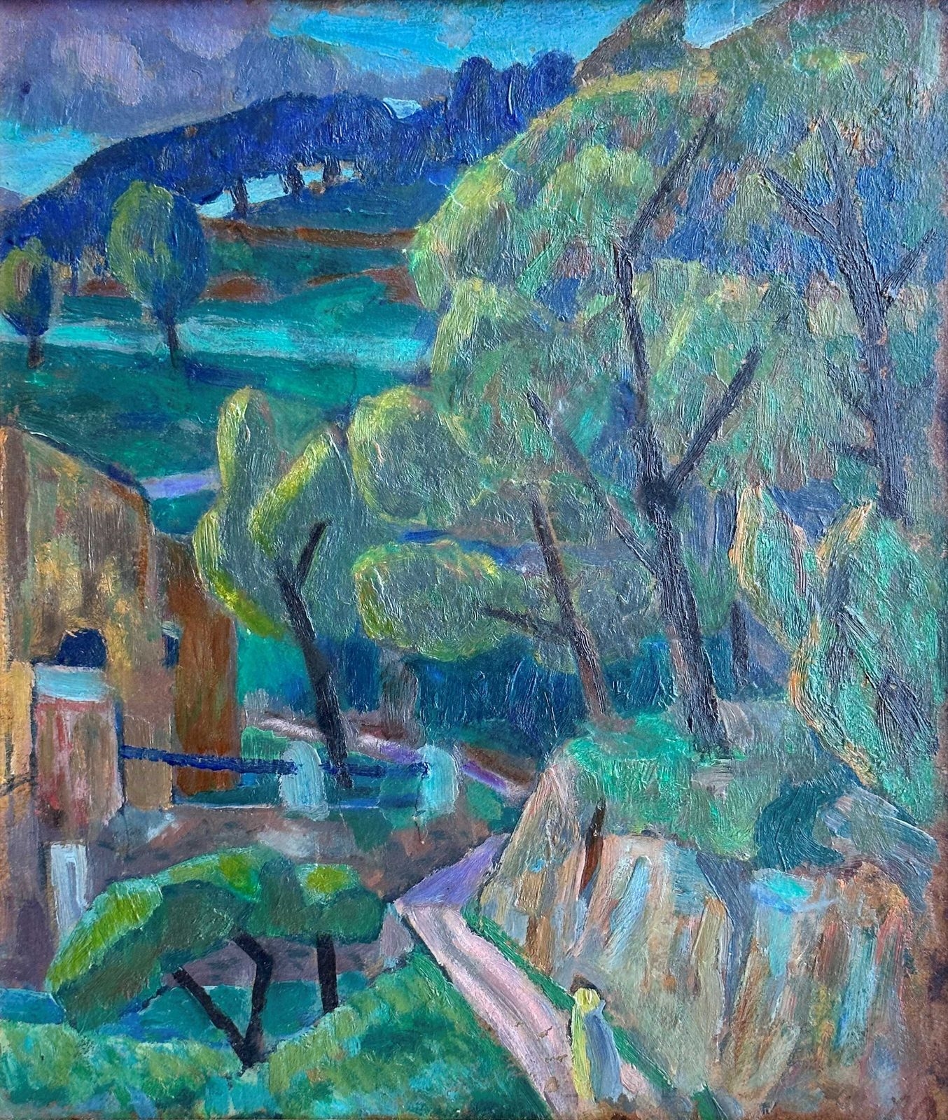 Adolphe Marie Beaufrère | Le chemin rose | MutualArt