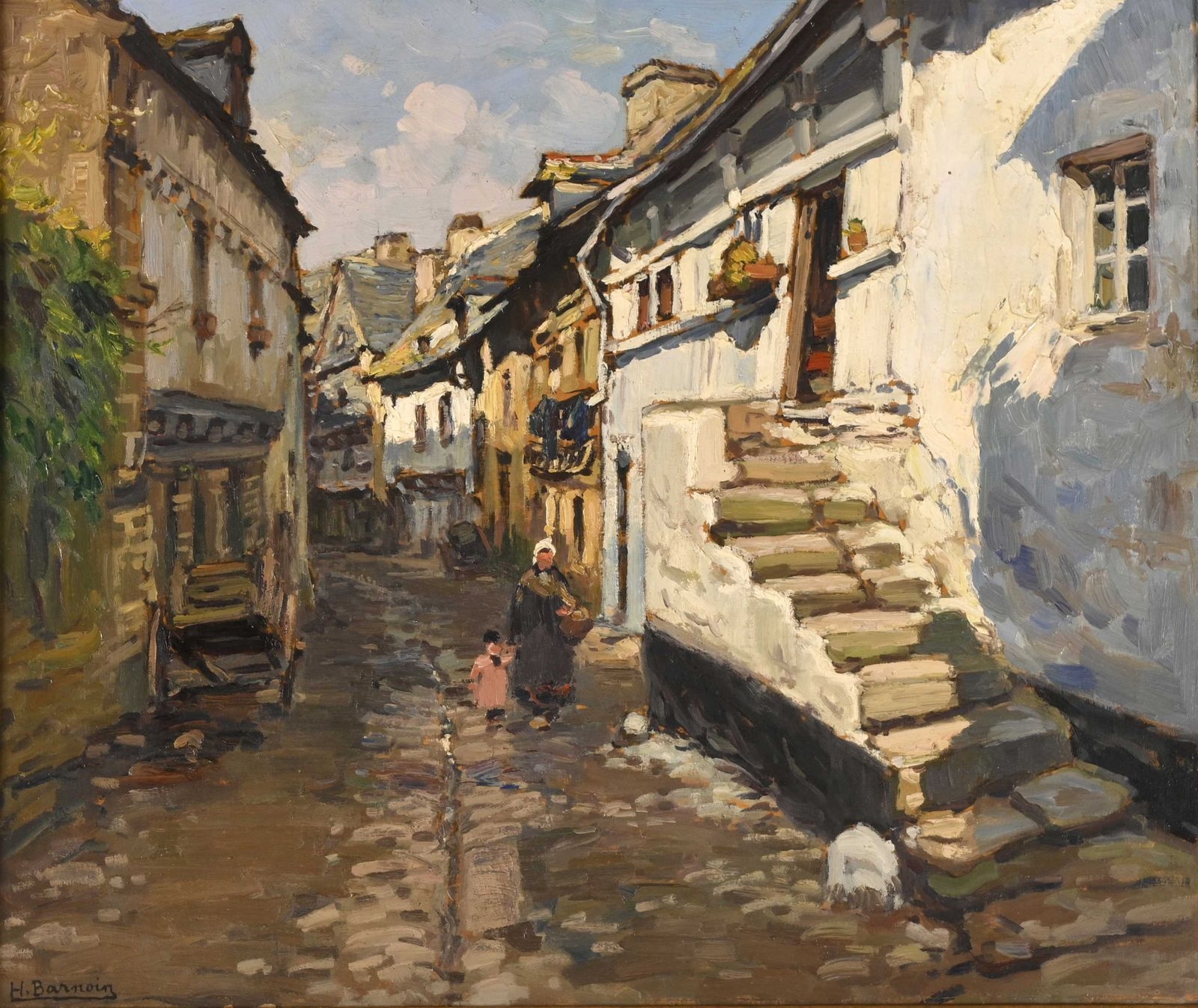 Henri Alphonse Barnoin | Rue Neuve à Auray | MutualArt