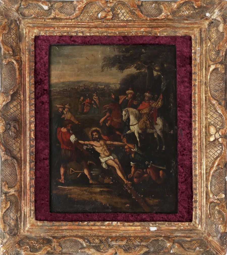 Flemish School 17th Century | ¨Die Kreuzigung Christi¨ | MutualArt