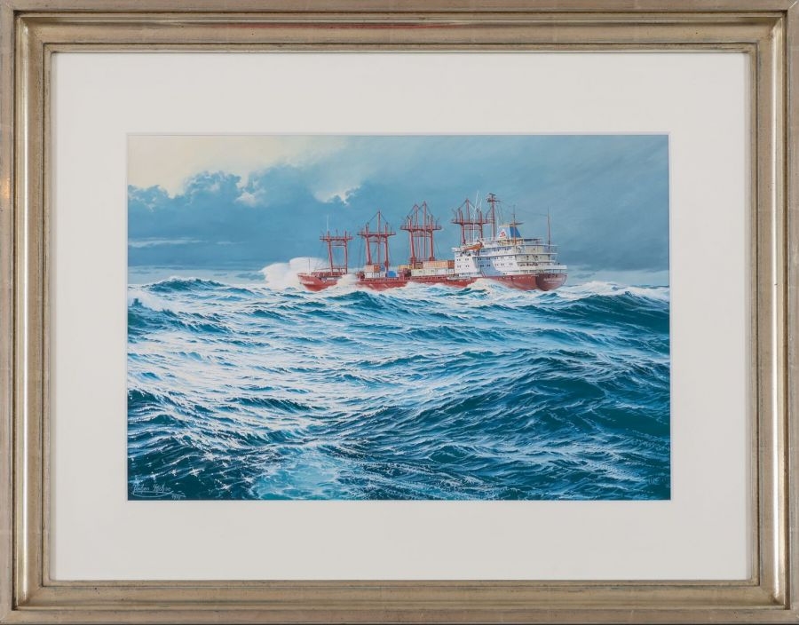 Jochen Sachse | ¨Das Hamburger Containerschiff Hasselburg¨ (1975 ...