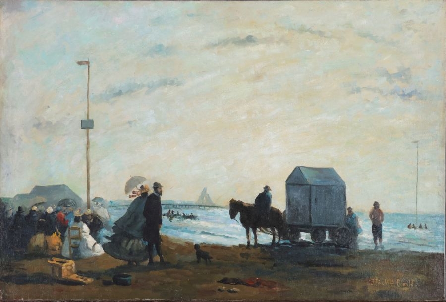 J. Tim MacDonald | ¨Gesellschaft beim Strandausflug¨ | MutualArt