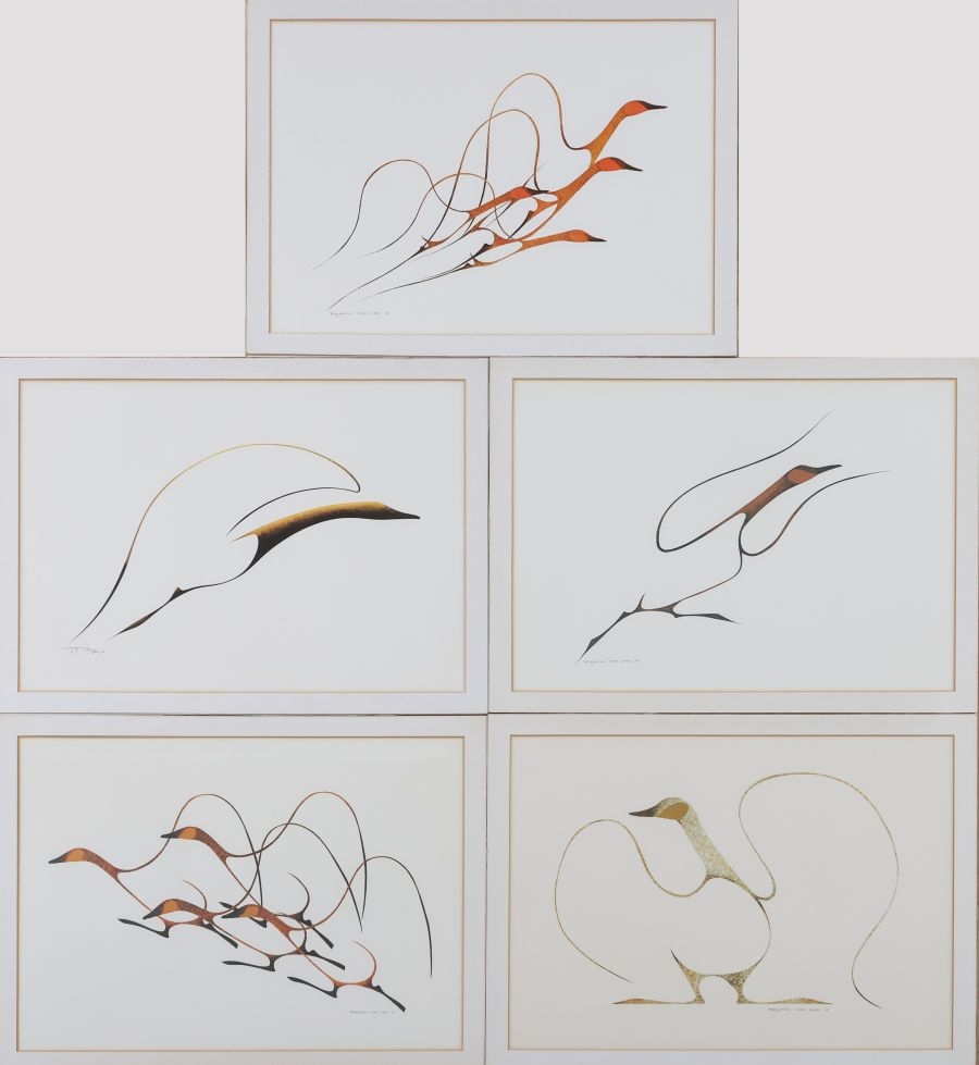 Benjamin Chee Chee | Geese (1976) | MutualArt