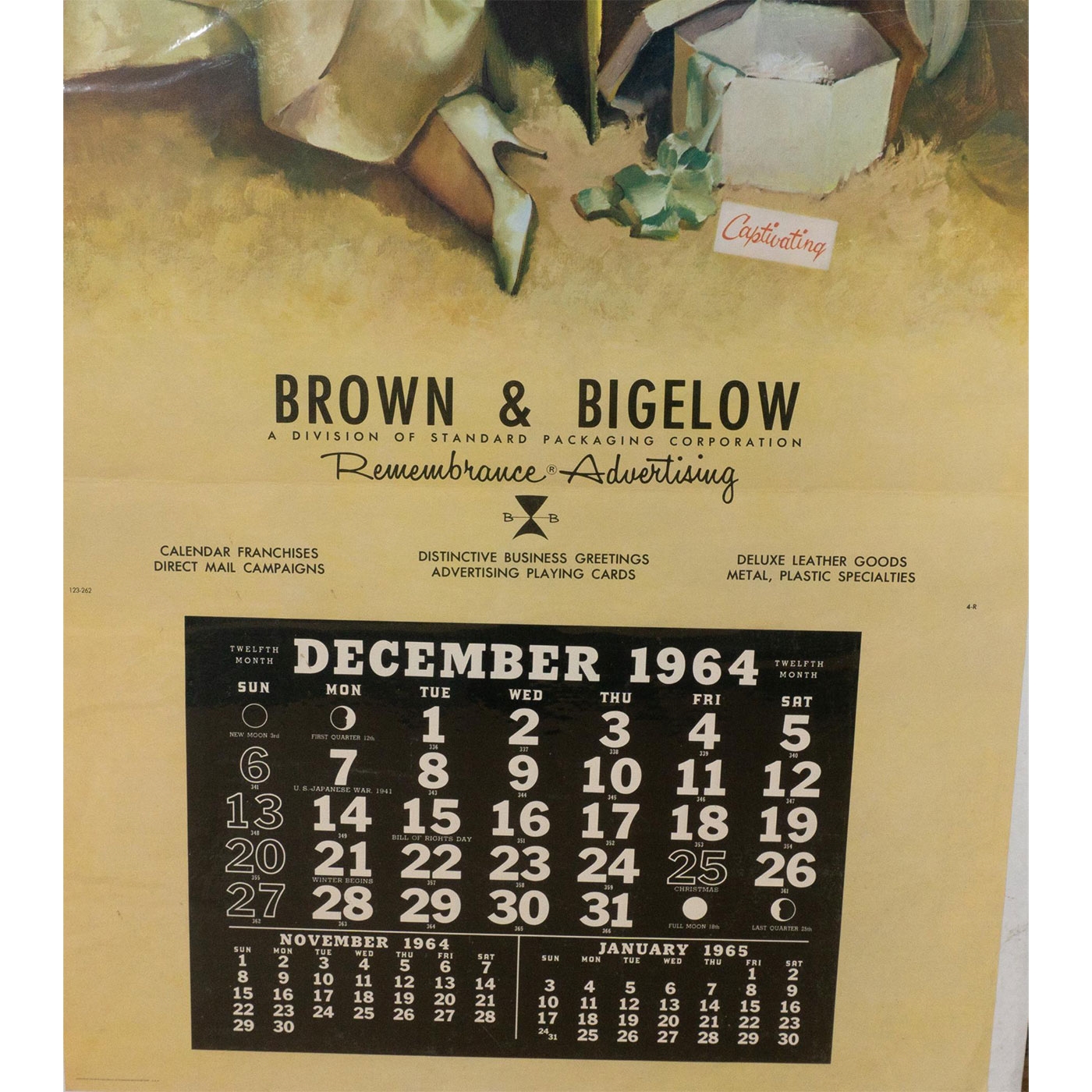 Gil Elvgren | Gil Elvgren (American 1914-1980) Pin Up Calendar 1964 ...