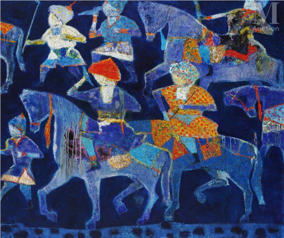 Reza Derakhshani | MOONLIGHT HUNT | MutualArt