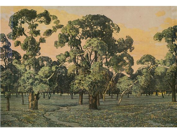 Josef Stoitzner | The Prater-Au | MutualArt