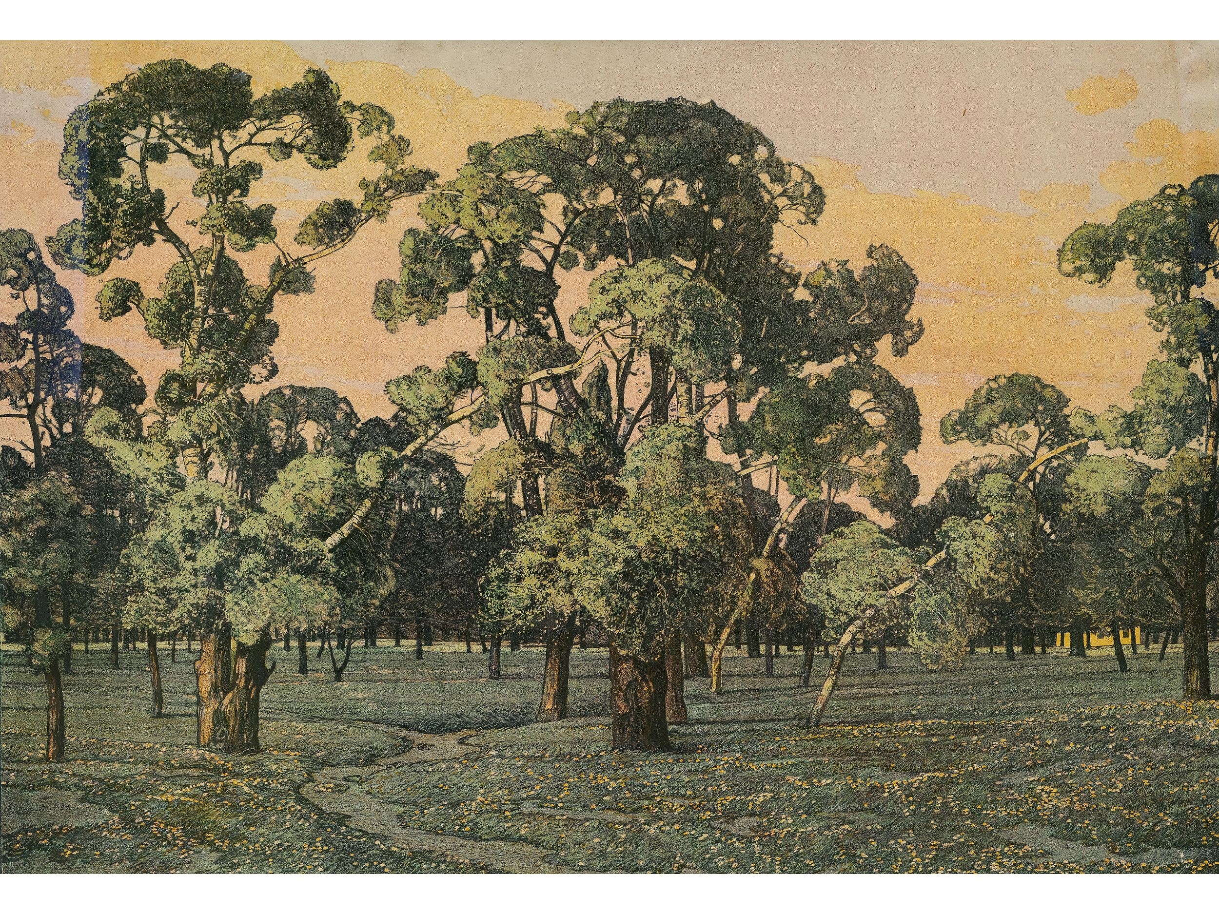 Josef Stoitzner | The Prater-Au | MutualArt