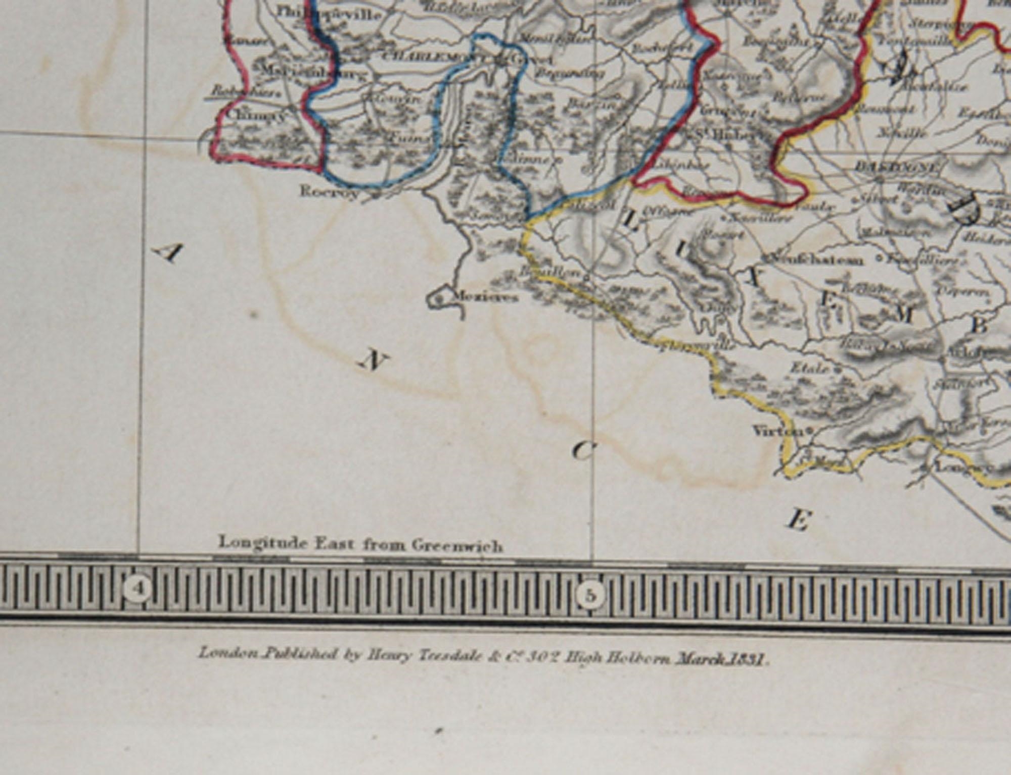 John Dower | Map of the Netherlands (1831) | MutualArt