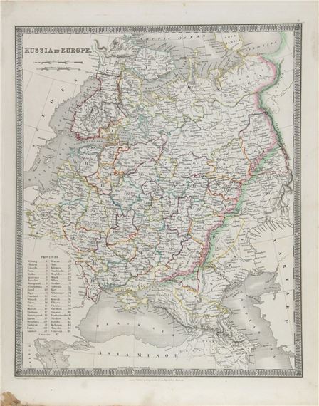 John Dower | Map of Russia (1831) | MutualArt