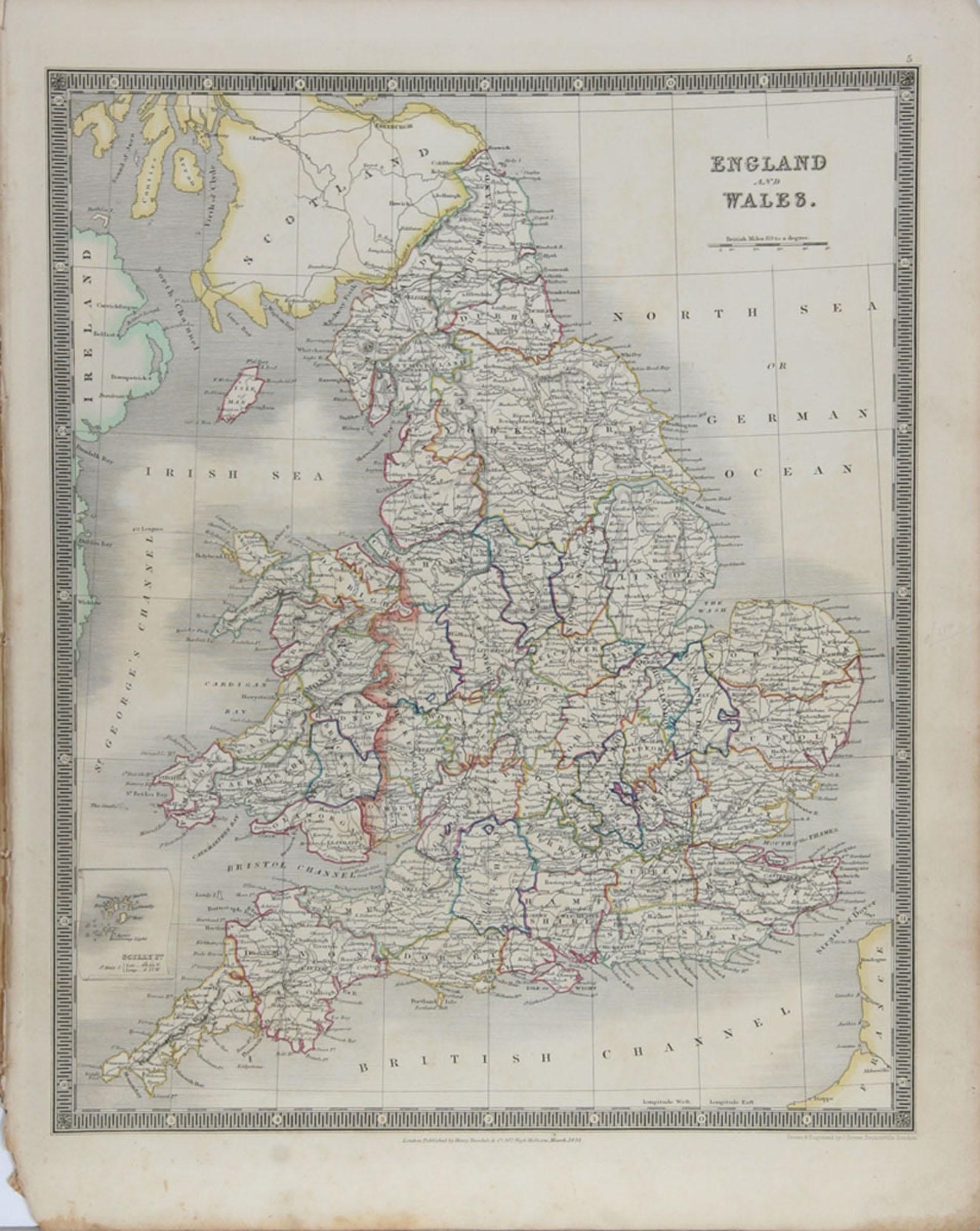 John Dower | Map of England and Wales (1831) | MutualArt
