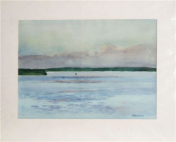 Charles DuBack | Mid Channel - Saint George River (1975) | MutualArt