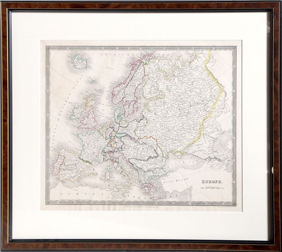John Dower | Map of Europe (1831) | MutualArt