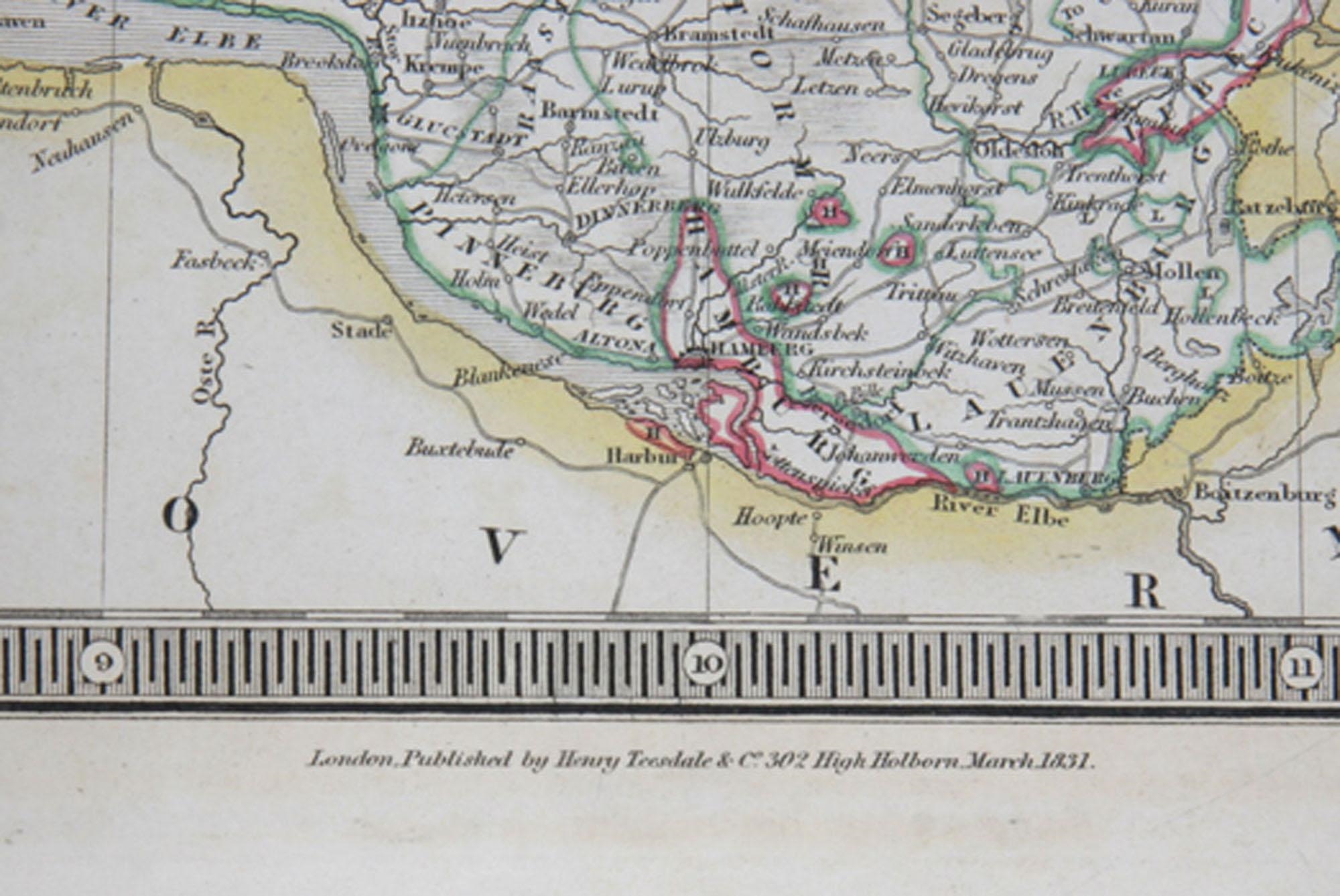 John Dower | Map of Denmark (1831) | MutualArt