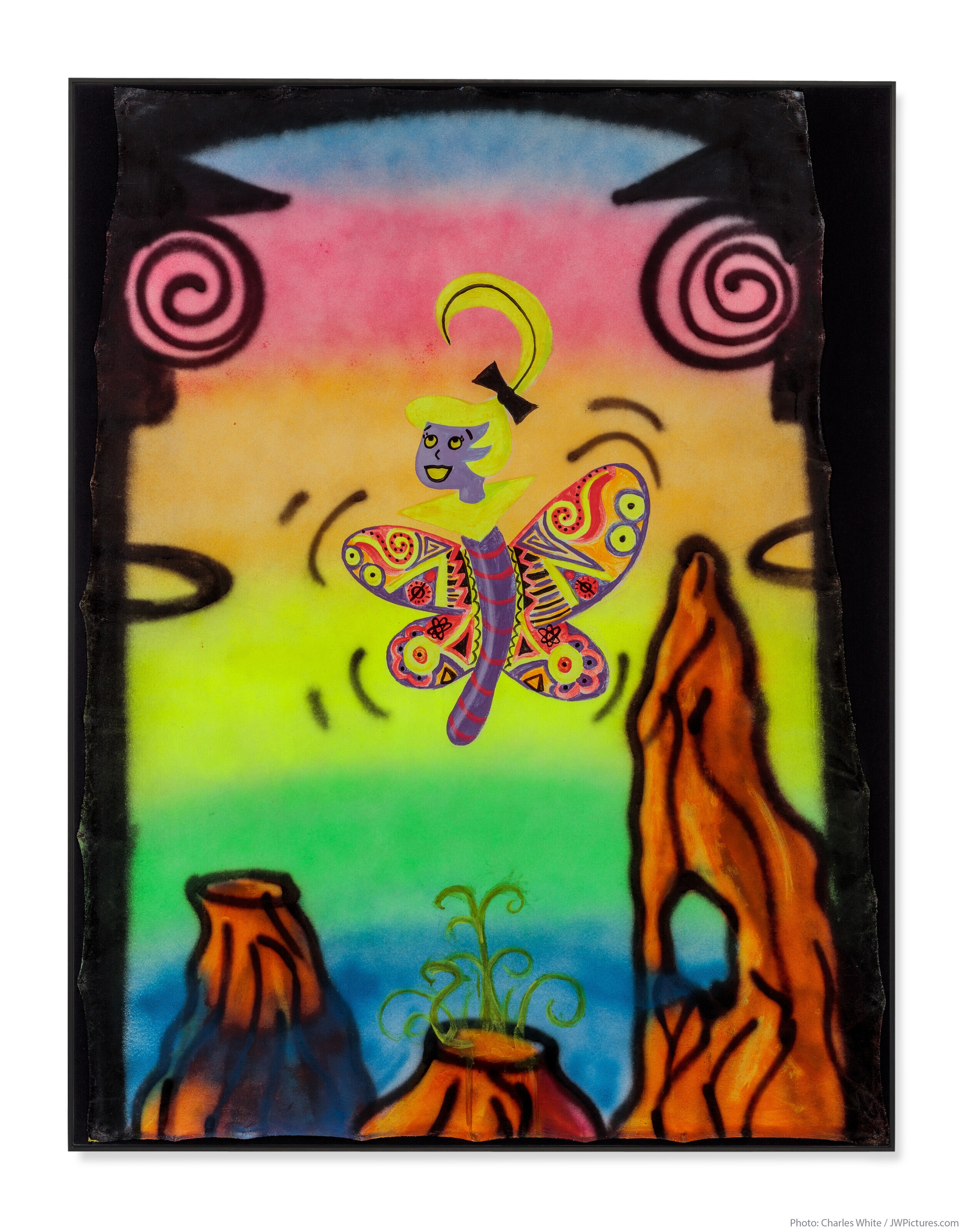 Kenny Scharf | Judy Butterfly (1981) | MutualArt