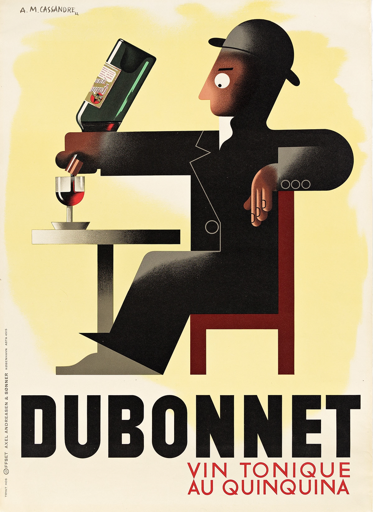 A.M. Cassandre | ADOLPHE MOURON CASSANDRE (1901-1968). DUBONNET. Circa ...