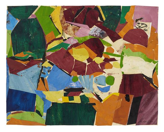 Grace Hartigan | On Orchard Street (1957) | MutualArt