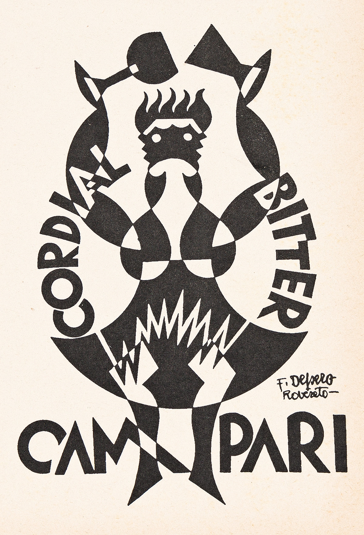 Fortunato Depero | FORTUNATO DEPERO (1892-1960). CAMPARI / DAVIDE CAMPARI & C. Group of 4 small ...