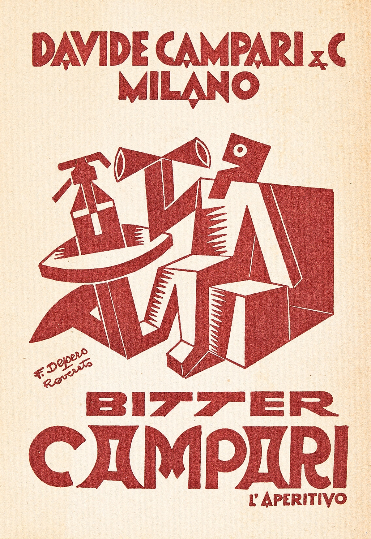 Fortunato Depero | FORTUNATO DEPERO (1892-1960). CAMPARI / DAVIDE ...