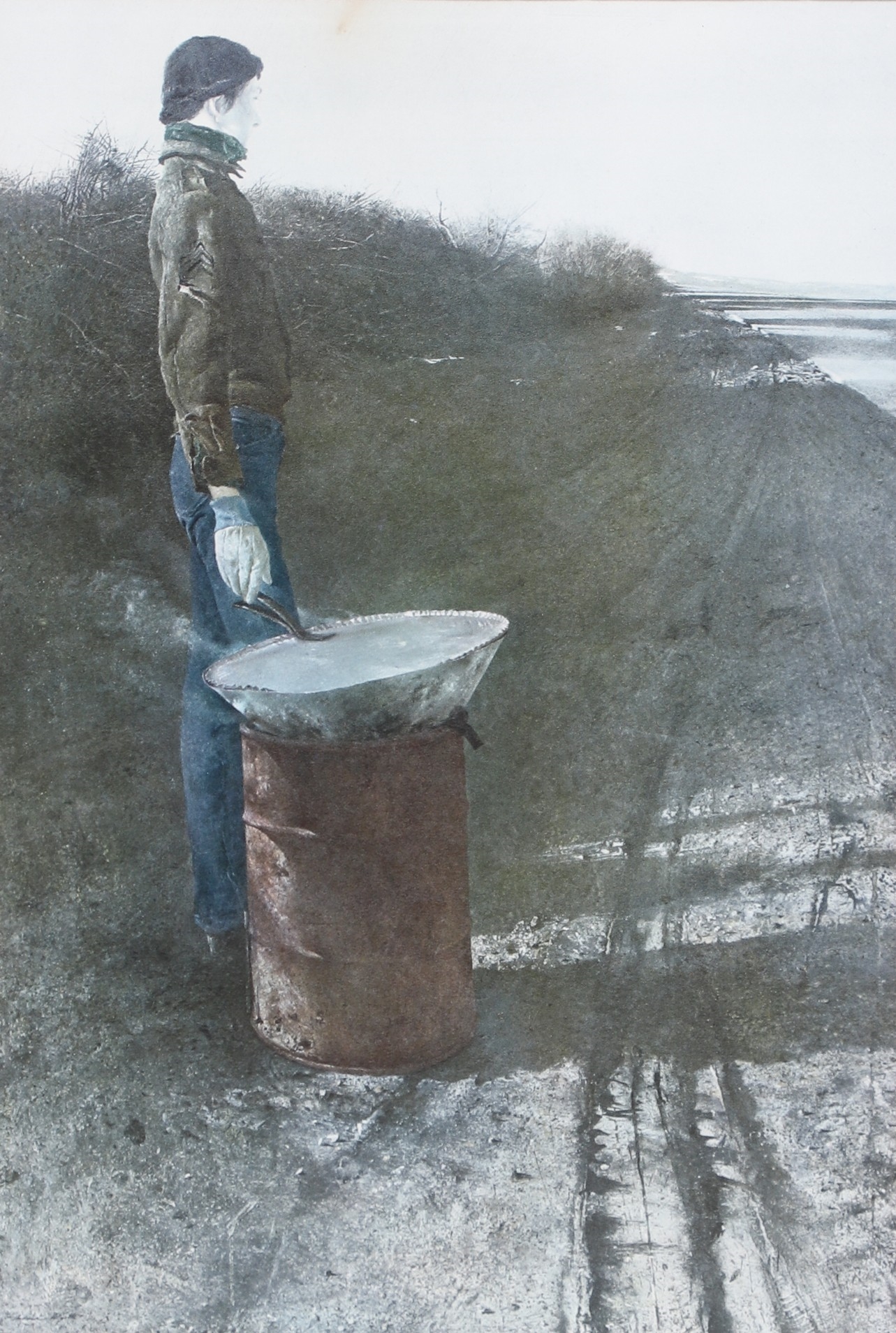 Andrew Wyeth | (6) Framed prints after Andrew Wyeth, Raccoon, Groundhog ...