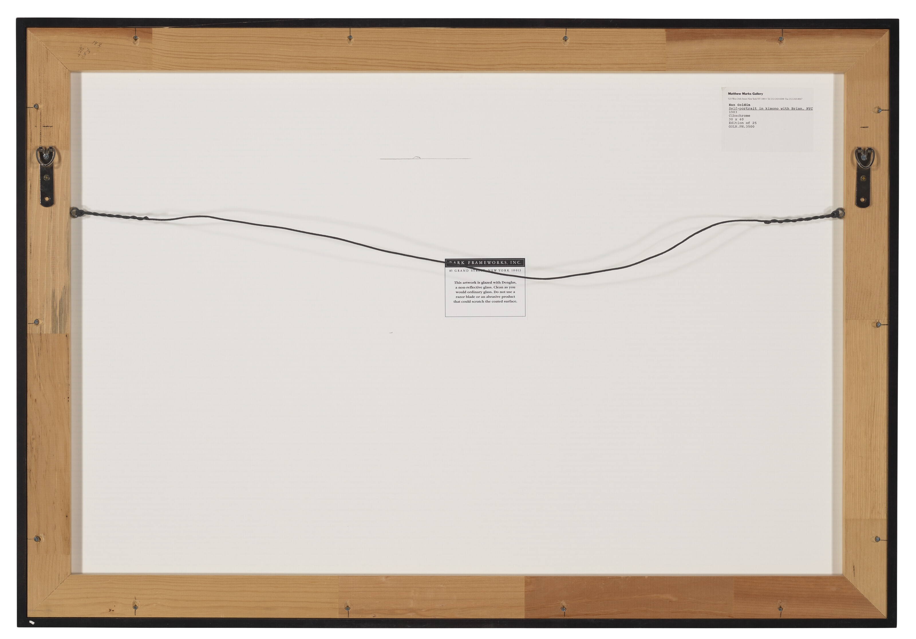 Nan Goldin | Self-Portrait in Kimono with Brian, NYC (1983) | MutualArt