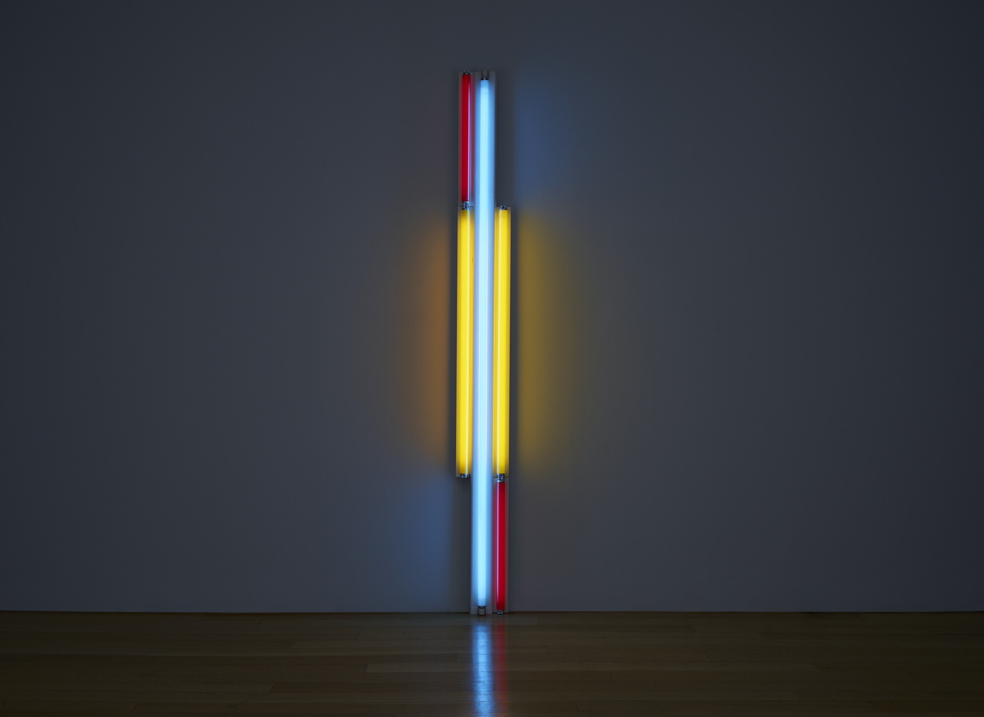 Dan Flavin | Untitled (to Piet Mondrian) (1985) | MutualArt