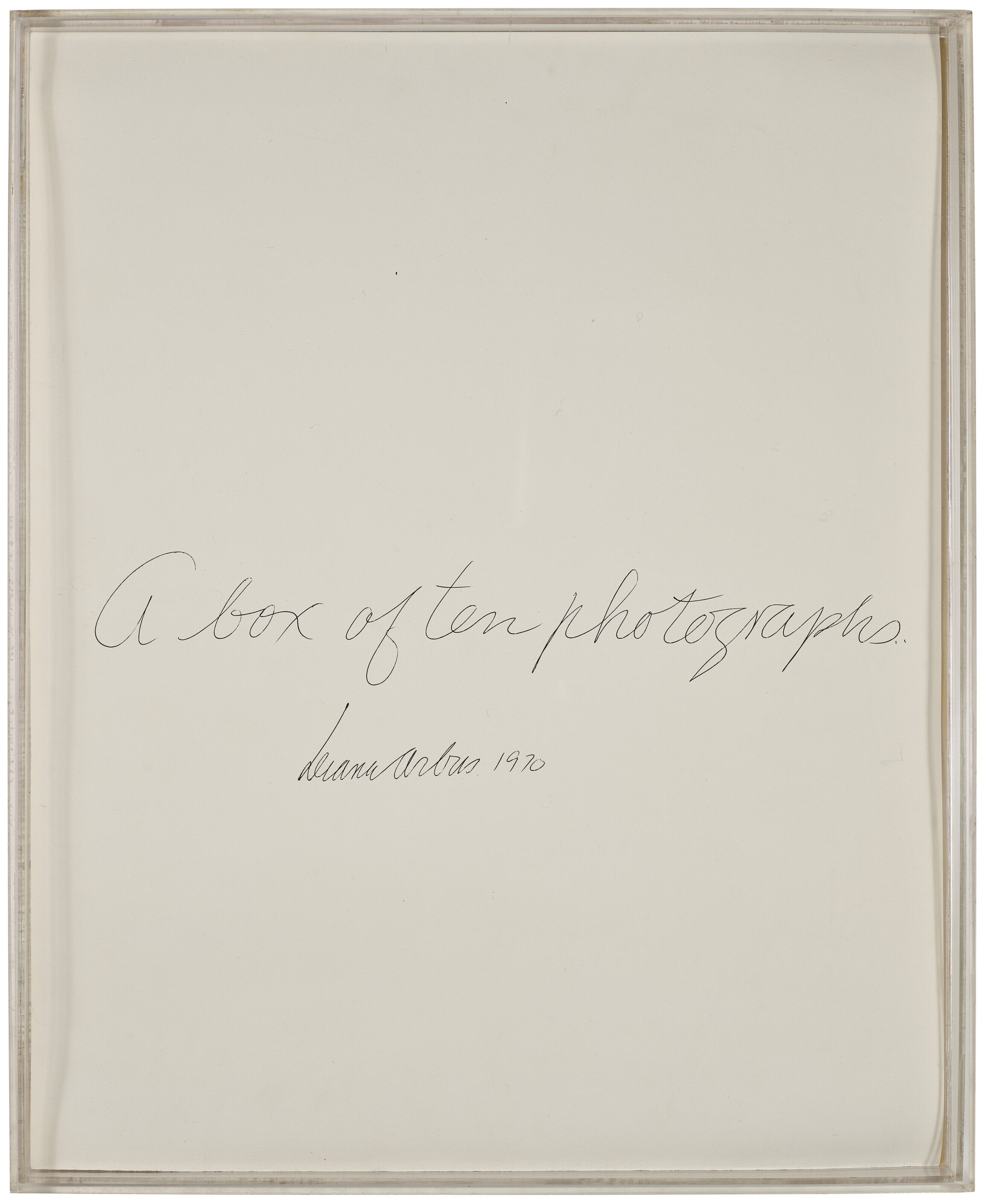 Diane Arbus | A box of ten photographs | MutualArt