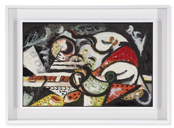 Jackson Pollock | Composition with Varied Forms (1938 - 1941) | MutualArt