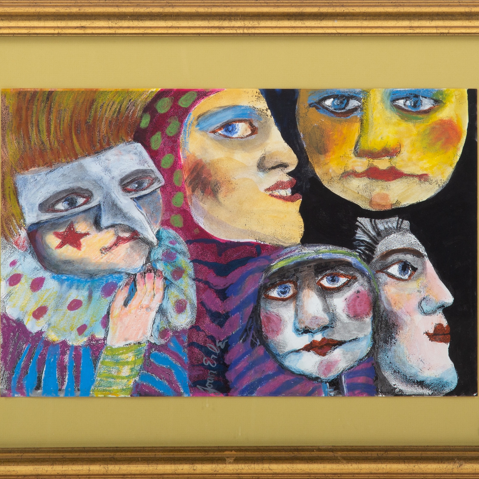 Joan Udell Erbe | Untitled Faces | MutualArt