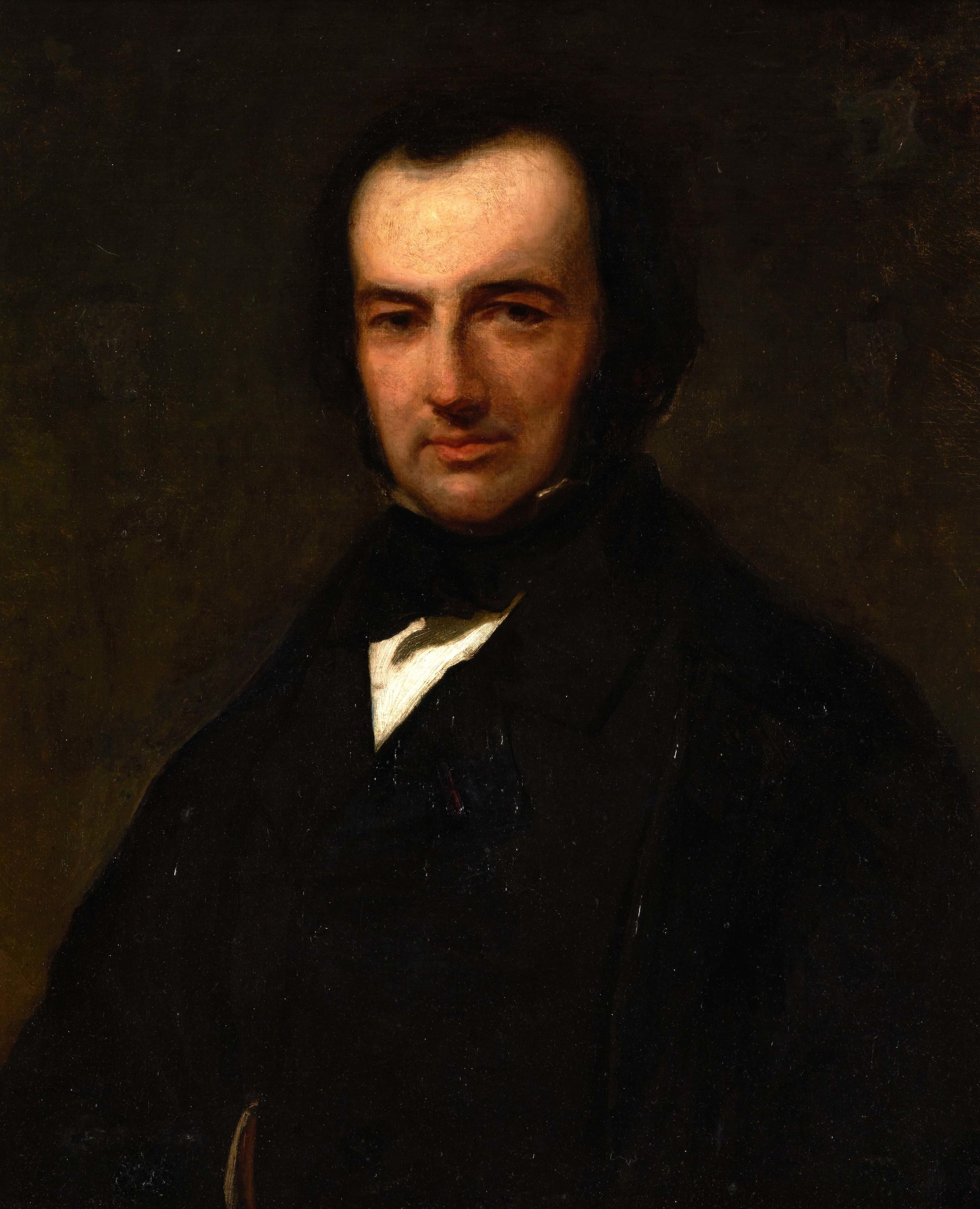 William Henry Powell | Portrait of Washington Irving. | MutualArt