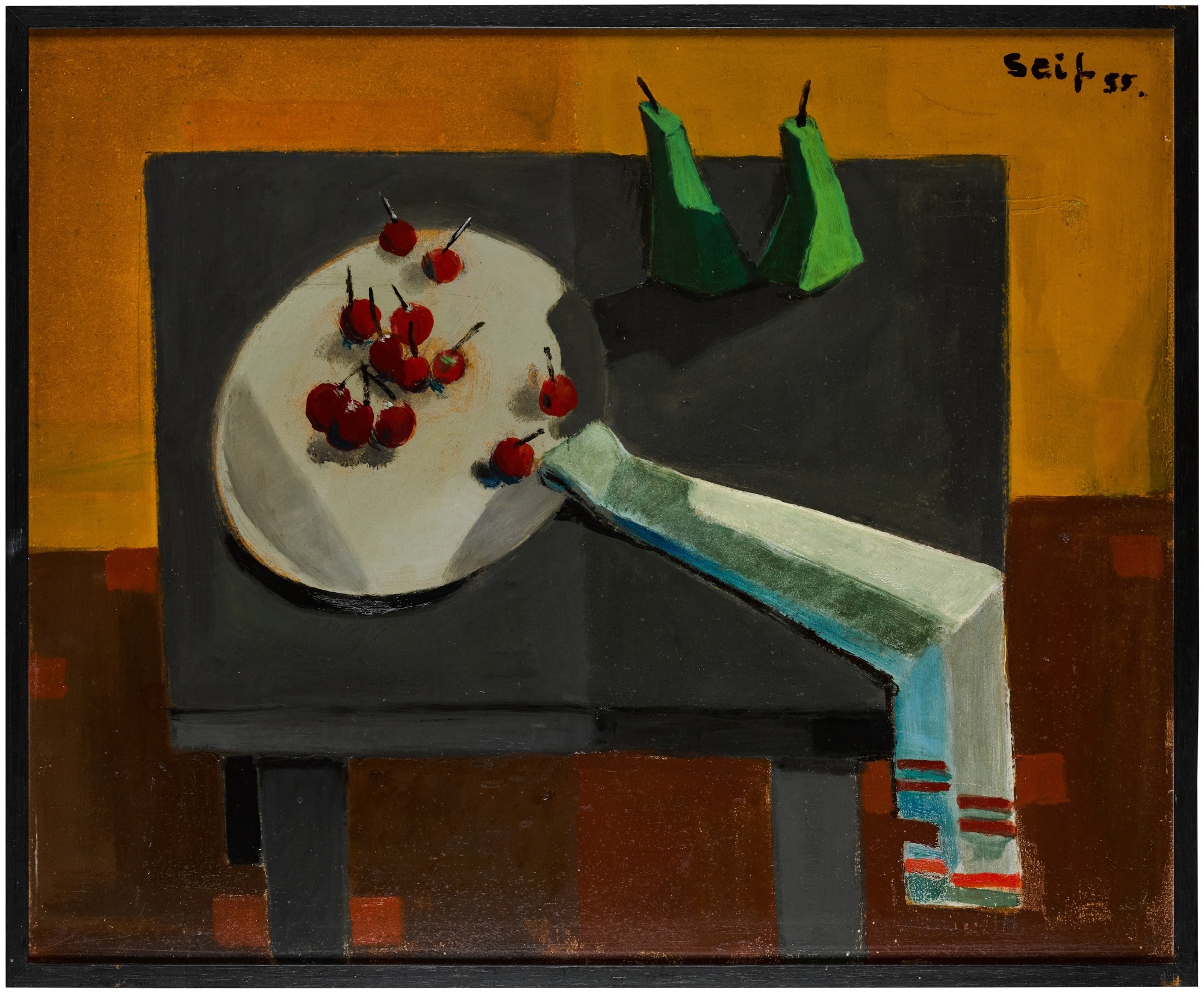 Seif Wanly | Untitled (Still Life with Cherries) | MutualArt