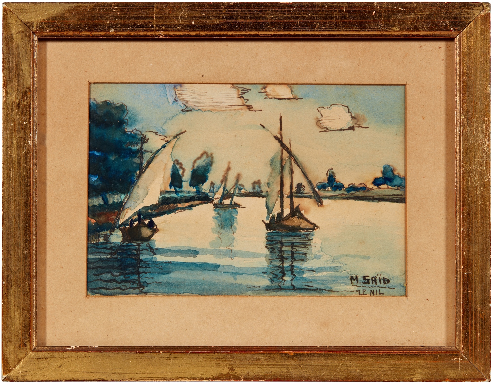Mahmoud Said | Le Nil (The Nile) (Late 1920s) | MutualArt