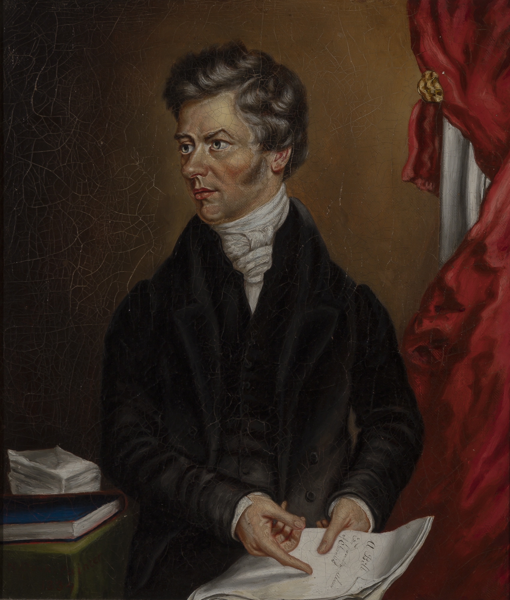 Nelson Cook | Portrait of a Legislator (1834) | MutualArt