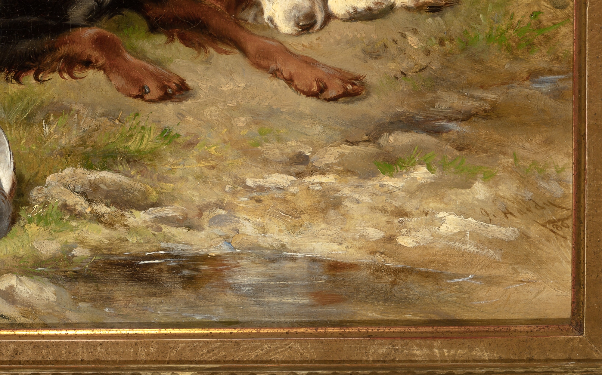 James Hardy II | Guarding the Day's Bag (1880) | MutualArt