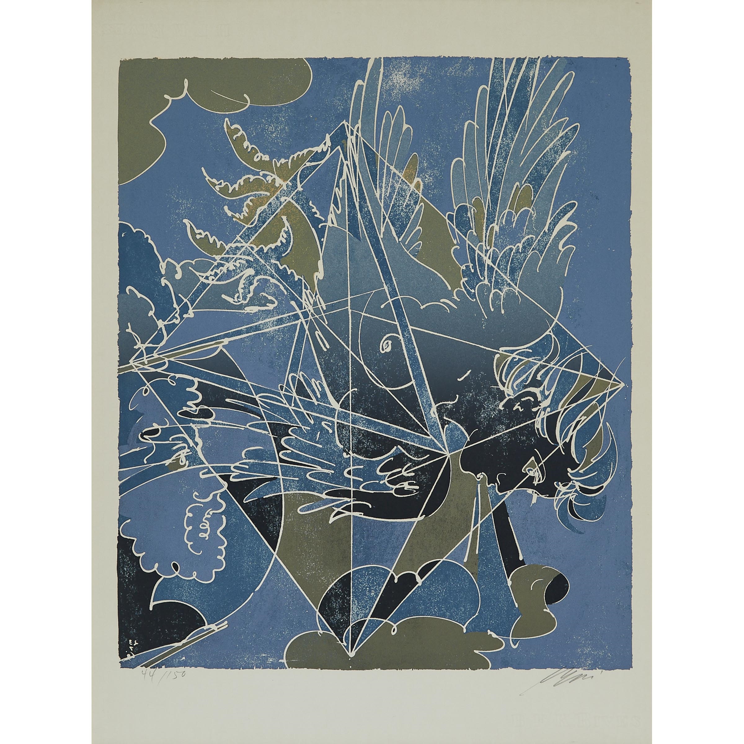 Hans Erni | THE FOUR SEASONS: FIRE; WATER; EARTH; AIR, 1969 (1969 ...