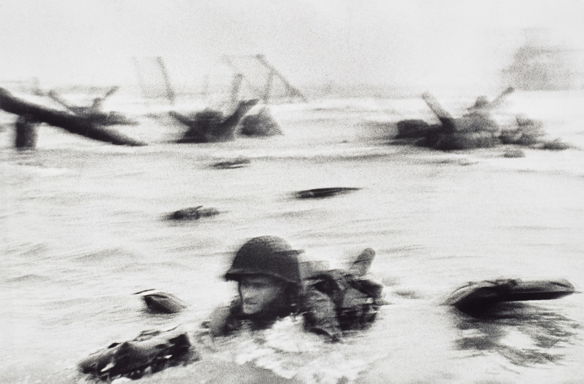 Robert Capa | D-Day Landing, Omaha Beach, Normandy | MutualArt