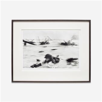 Robert Capa | D-Day Landing, Omaha Beach, Normandy | MutualArt