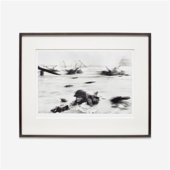 Robert Capa | D-Day Landing, Omaha Beach, Normandy | MutualArt